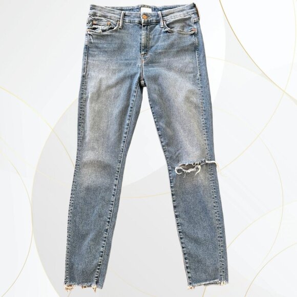 MOTHER | Jeans | Mother Denim Looker Ankle Fray Love Gun Jeans | Poshmark